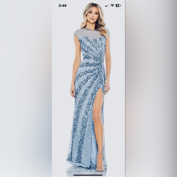 Mac Duggal | Dresses | Nwt Mac Duggal French Navy Blue Evening Gown 569 ...